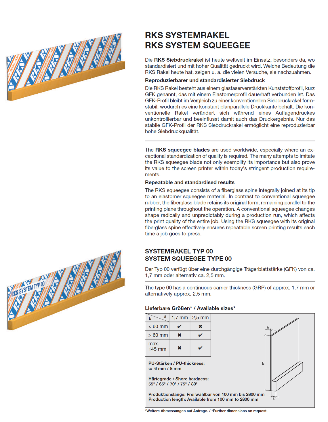 RKS System - Squeegees